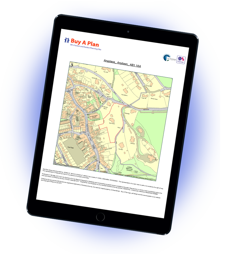 Ordnance Survey® 1:2500 Scale Plans - £49| BuyAPlan