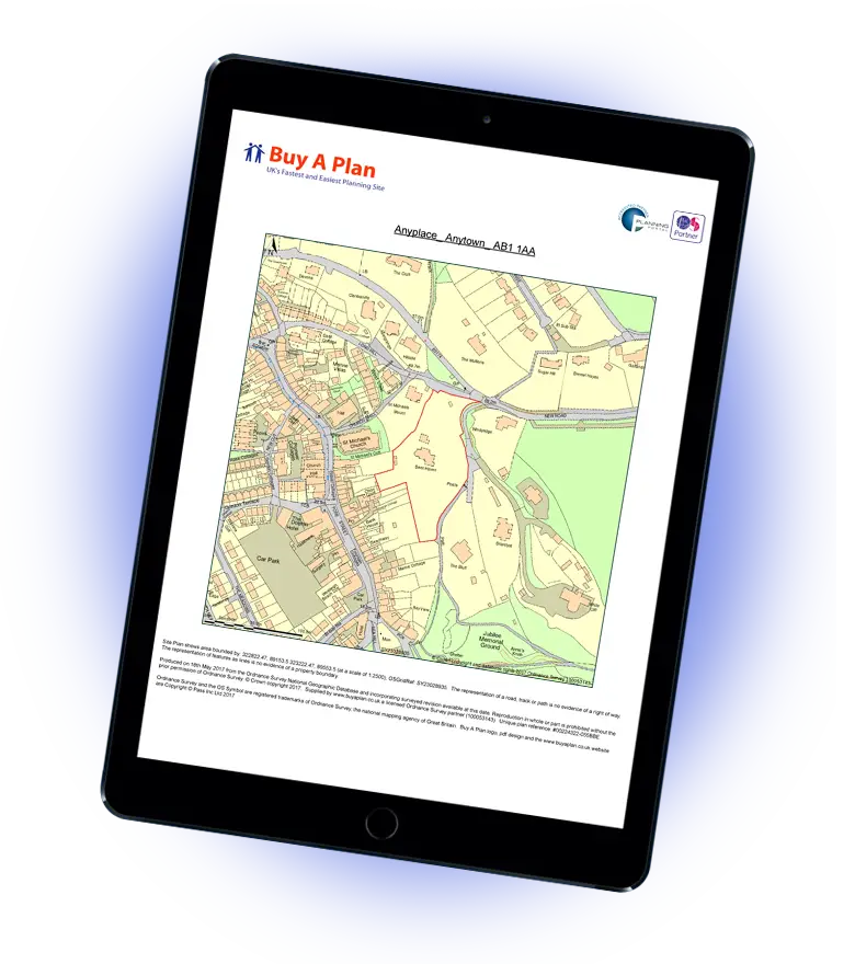 Planning Maps in 3 Mins from £7.99 - Free Preview | BuyAPlan